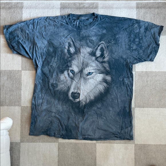 Vintage | Tops | Vintage Wolf Graphic Tshirt | Poshmark